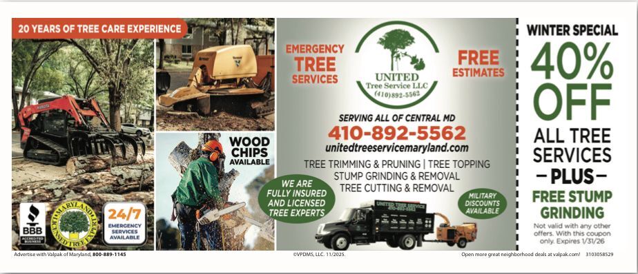 Tree Trimming in Baltimore, MD | United Tree Service, LLC